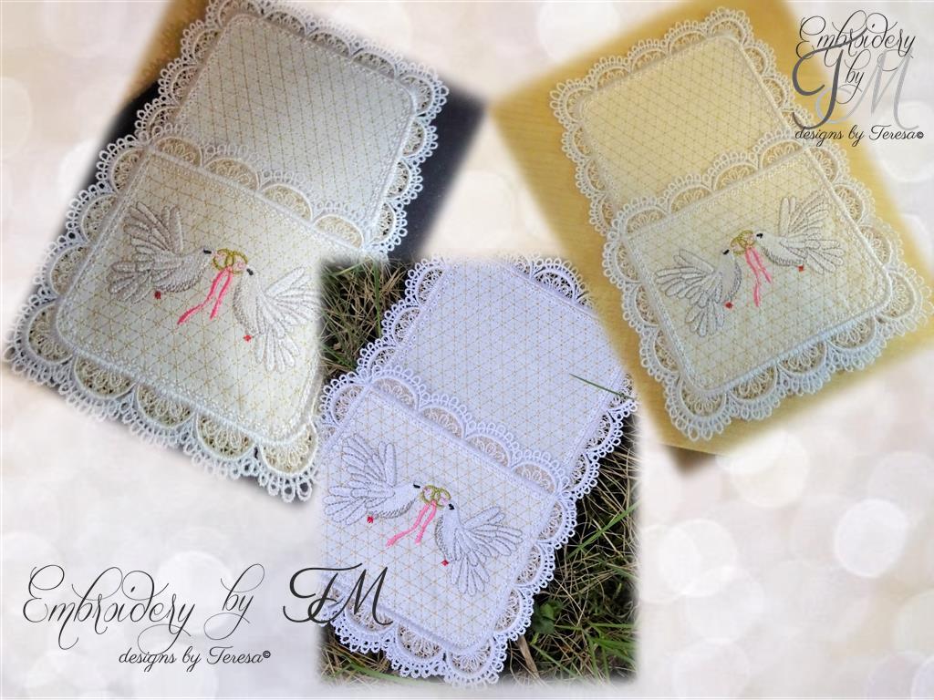 Cutlery holder with dove/5x7 hoop – Embroidery by TM - designs by ...
