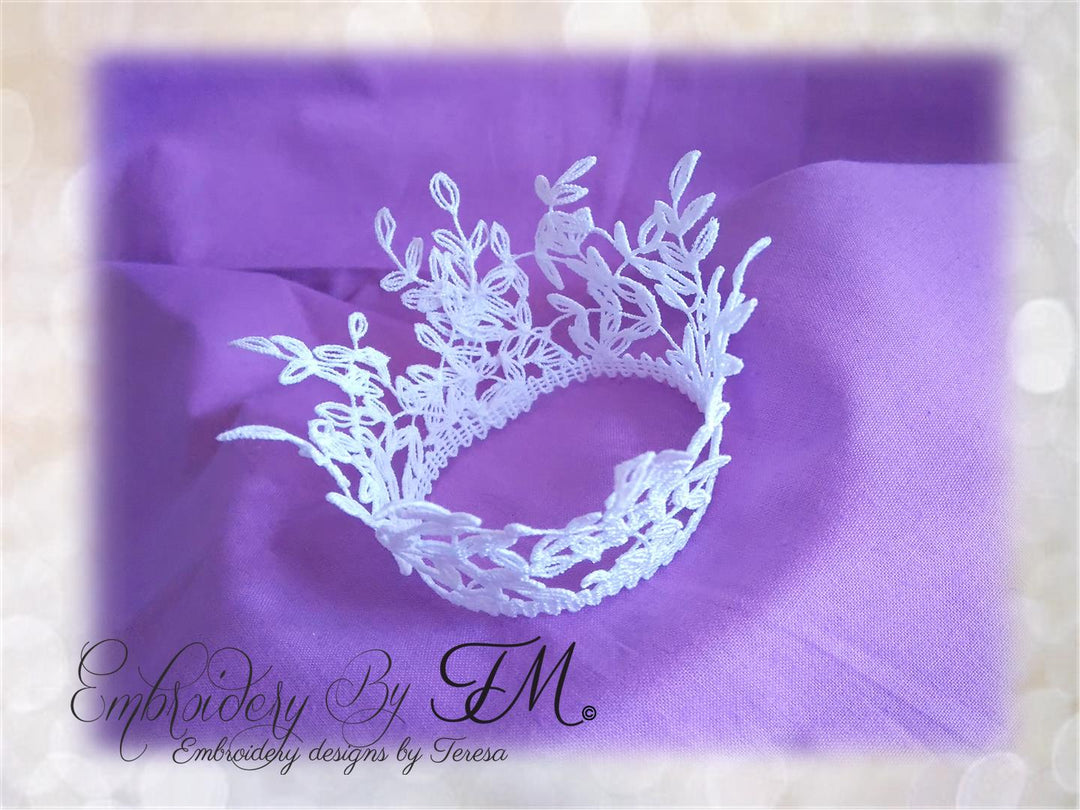 Crown, Tiara and Headbands FSL – Embroidery by TM - designs by Teresa
