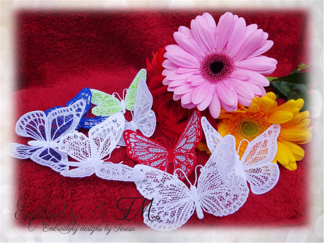 Butterfly sets – Embroidery by TM - designs by Teresa s.r.o.