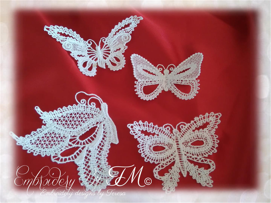 Butterfly sets – Embroidery by TM - designs by Teresa s.r.o.