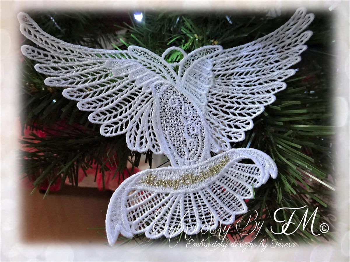 Dove FSL /two sizes and with text 2025/ without text – Embroidery by TM ...