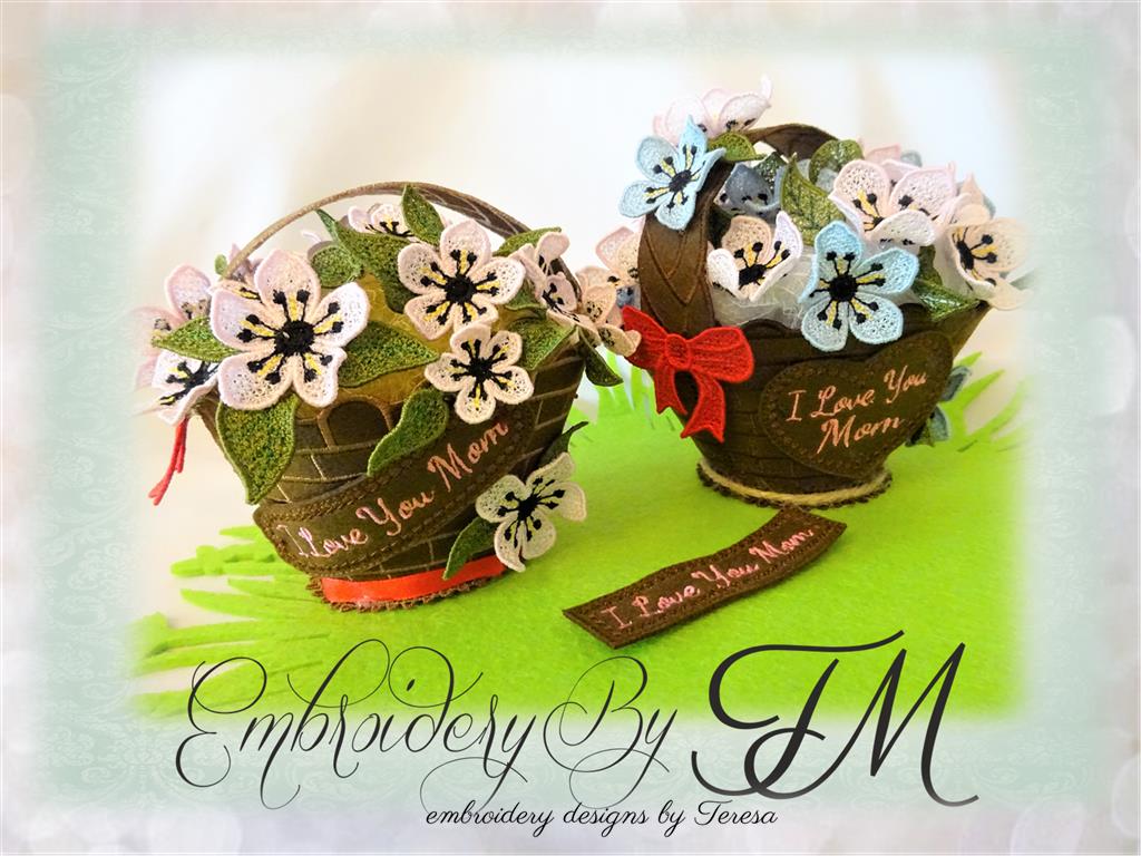 Collars and Baskets – Embroidery by TM - designs by Teresa s.r.o.