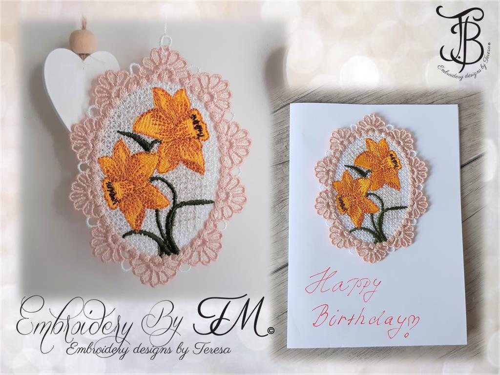 Large set FSL ovals with flowers/two variations/4x4 hoop – Embroidery ...