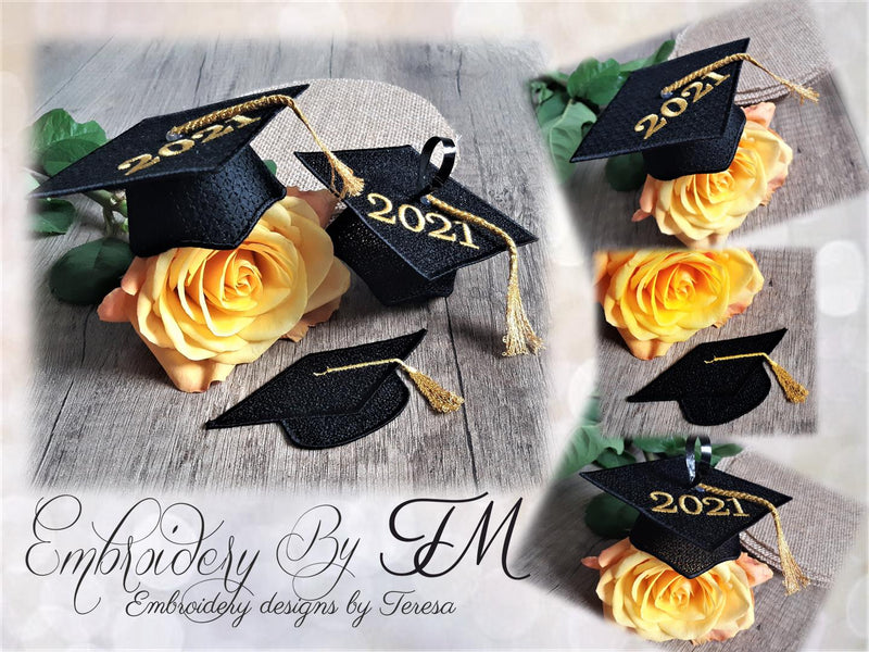 2023/ Graduation cap 3D and 2D / Two variations for 3D - FSL or felt ...