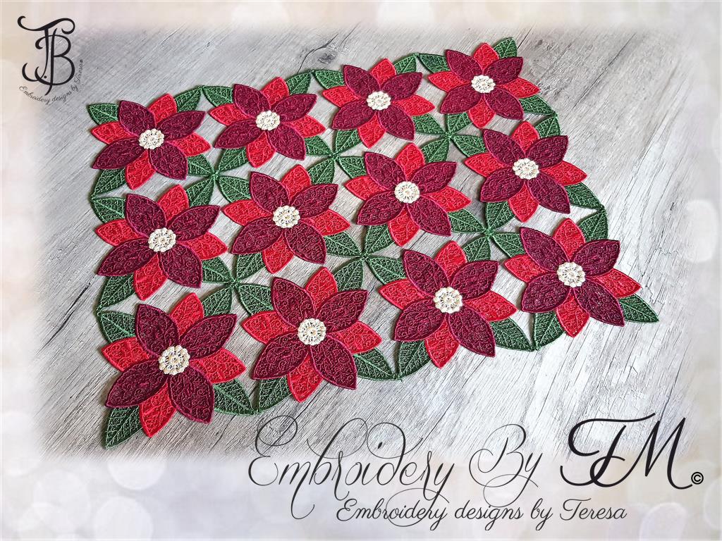 Table runner FSL – Embroidery by TM - designs by Teresa s.r.o.