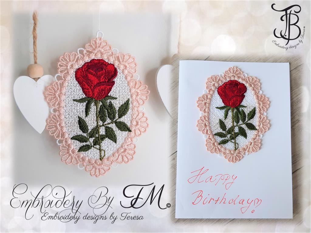 FSL oval with Rose/two variations/4x4 hoop – Embroidery by TM - designs ...
